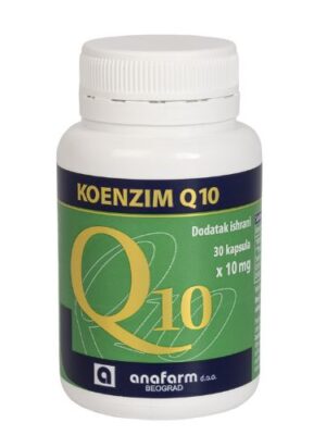 Koenzim Q10 - 100% Prirodan - Poručite ONLINE - Anafarm
